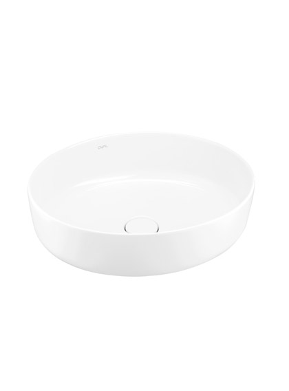 อ่างล้างหน้าวางบนเคาน์เตอร์ COTTO รุ่น OVAL C00080 สีขาว – Grand Tile ...